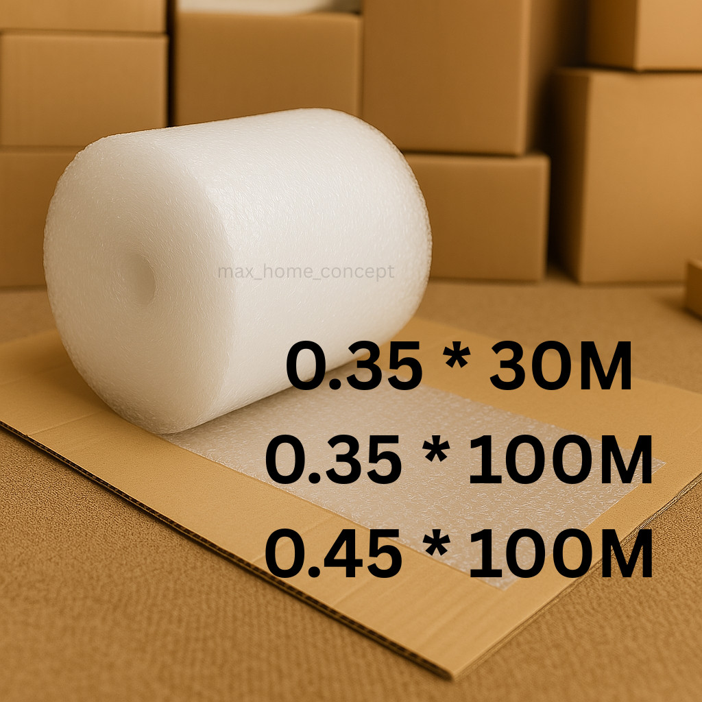 BUBBLE WRAP 0.35M x 30M | 0.35*100 | 0.45*100 | SINGLE LAYER ...