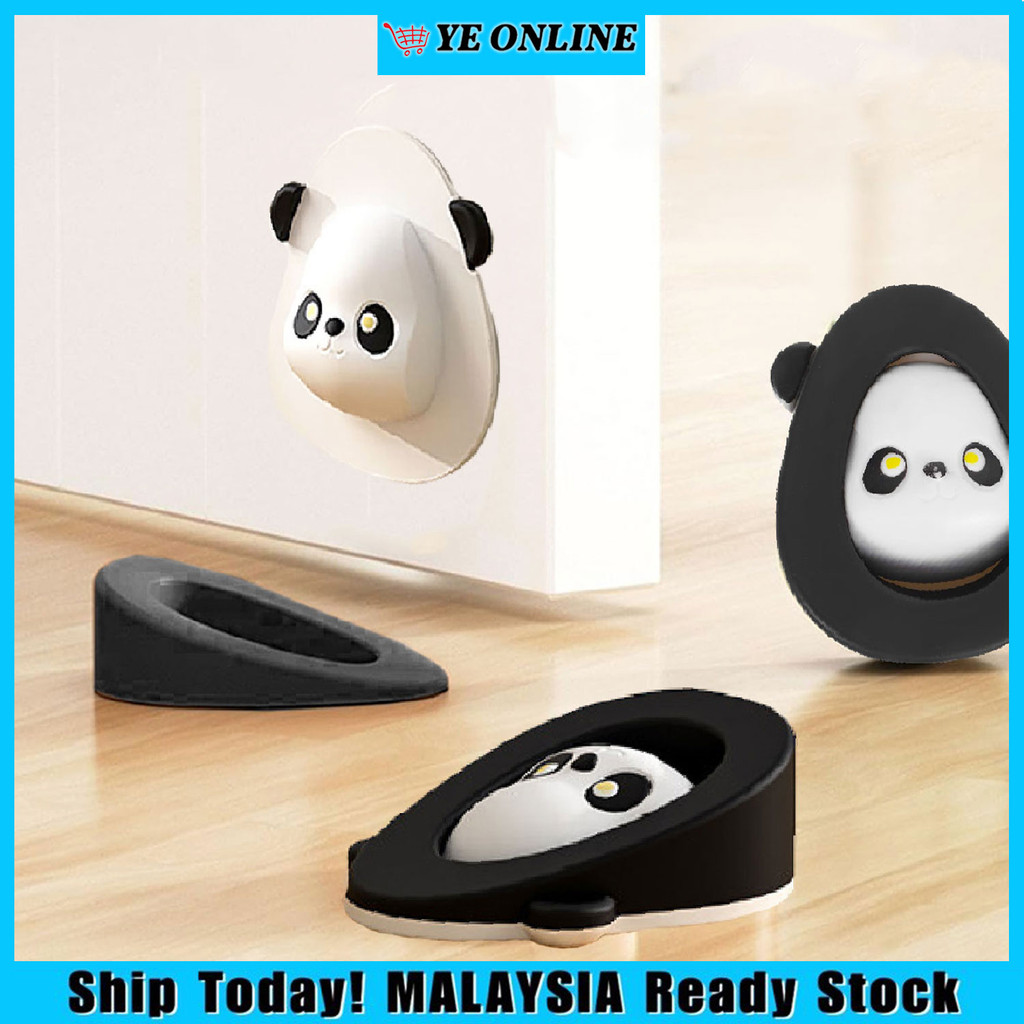 2 IN 1 Door Stopper No Punching Door Mute Anti-collision Block Door ...