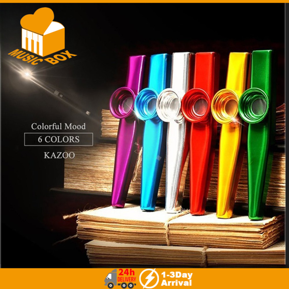 Local Shipment Metal Kazoo Instruments Flutes Diaphragm Mouth Kazoos ...