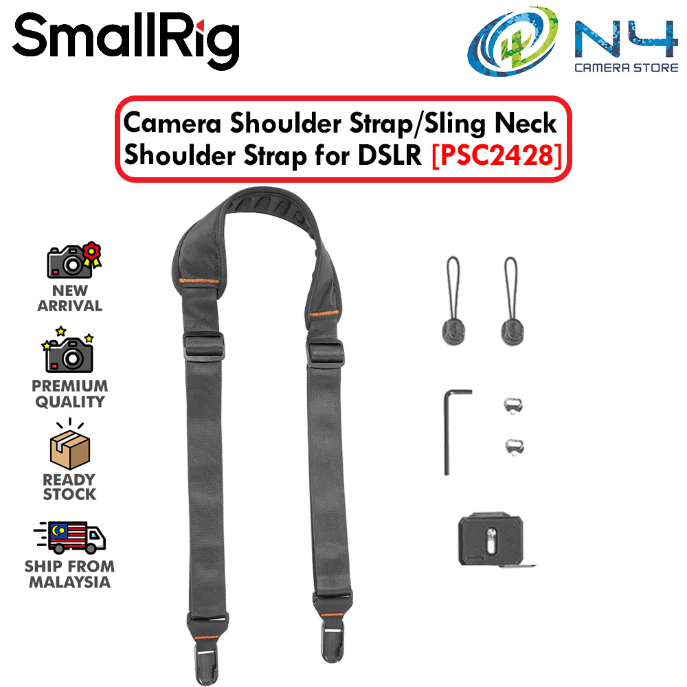 SmallRig Camera Shoulder Strap for DSLR Cameras Sling Neck Shoulder ...