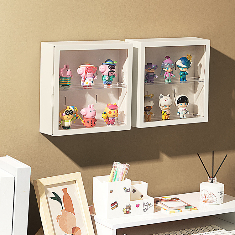 882 Wall-Mounted Transparent Acrylic Display Toy Blind Box Wall Display ...