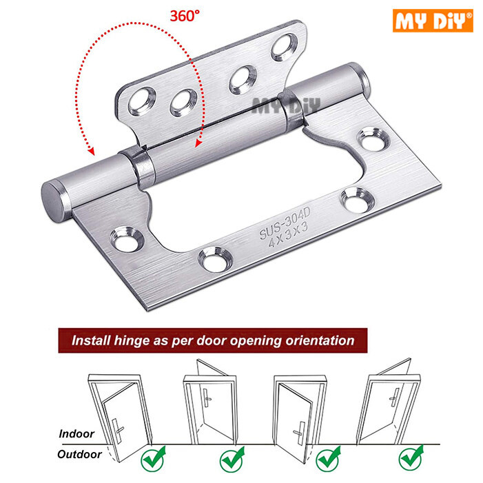 304 STAINLESS STEEL HINGES BUTTERFLY HINGES / DOOR HINGES / ENGSEL ...