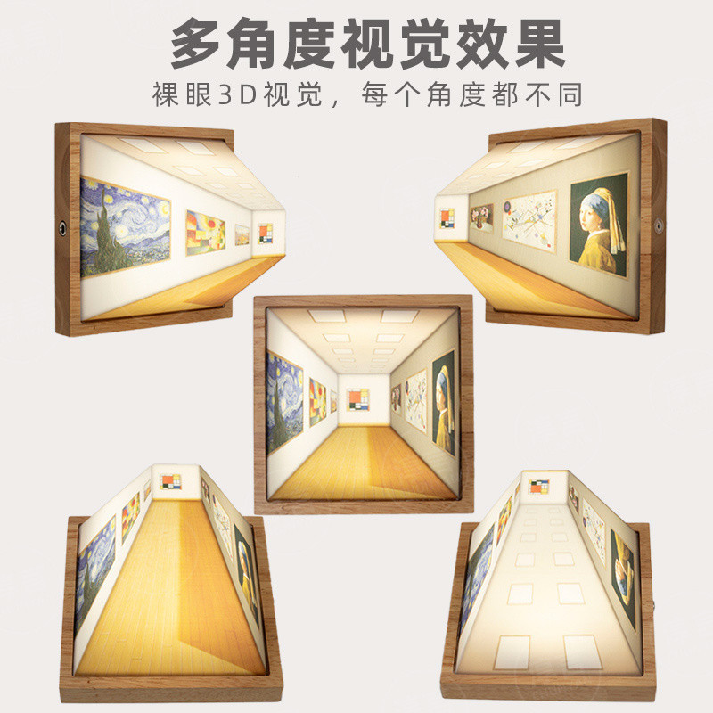 3d Nude Eye Visual Night Light Creative Gallery Visual Light Living ...