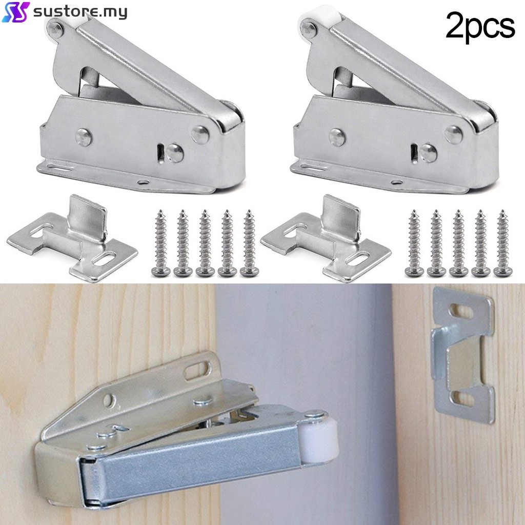 [Super]2pc Loft Touch Catch Latch Cupboard Door Hatch Attic Push to ...
