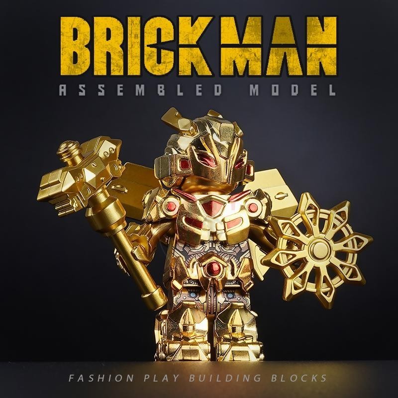 Gold Minifigures 3in1 Transformers Optimus Prime Bumblebee Megatron ...