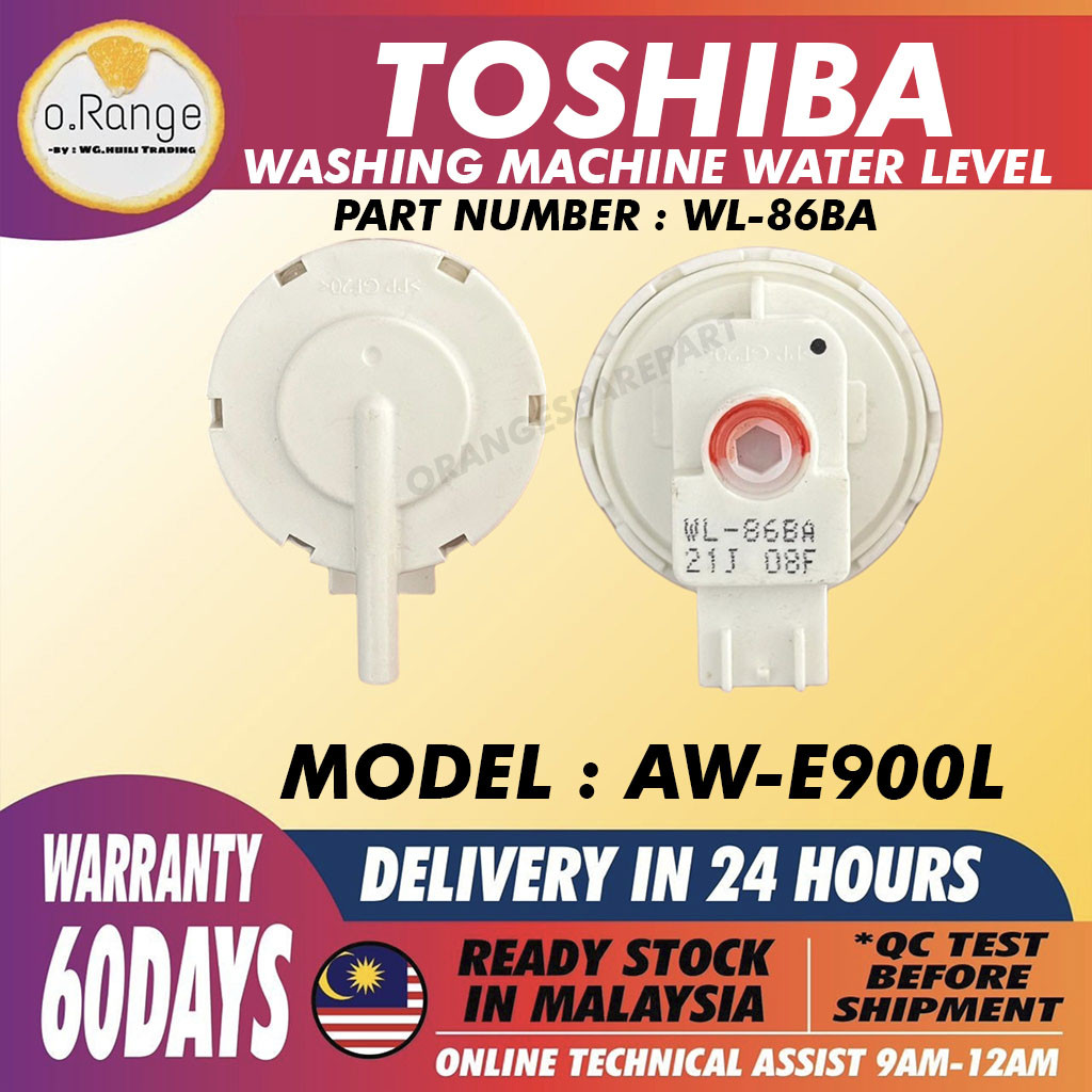 AW-E900L WL-86BA TOSHIBA WASHING MACHINE WATER LEVEL PRESSURE LEVEL (SENSOR LEVEL AIR) | Shopee ...