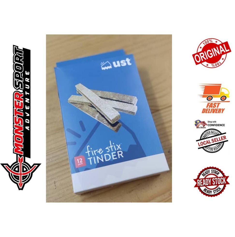 Original UST Fire Stix Tinder WG01542 Camping Glamping Outdoors ...