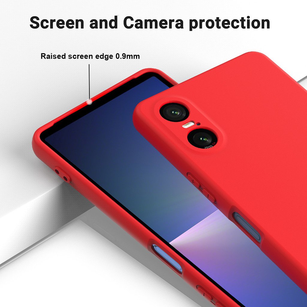 For Sony Xperia 1 VI Xperia 10 VI Case Luxury Liquid silicone simple ...