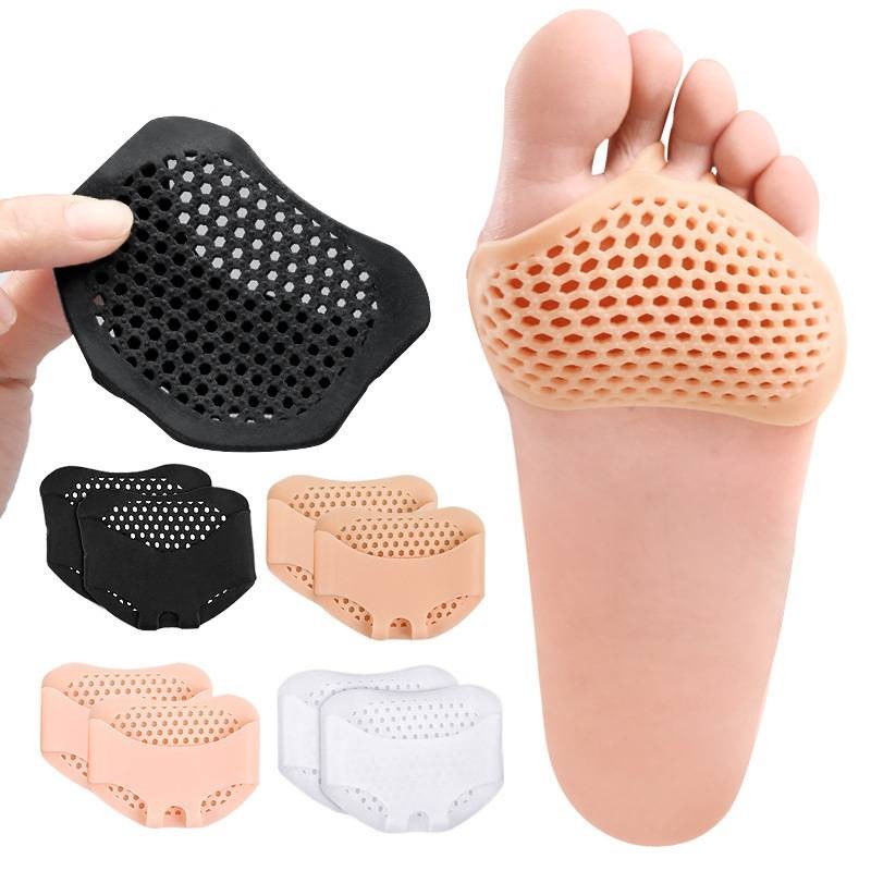 2Pcs=1Pair Silicone Metatarsal Pads Toe Separator Pain Relief Foot Pads ...