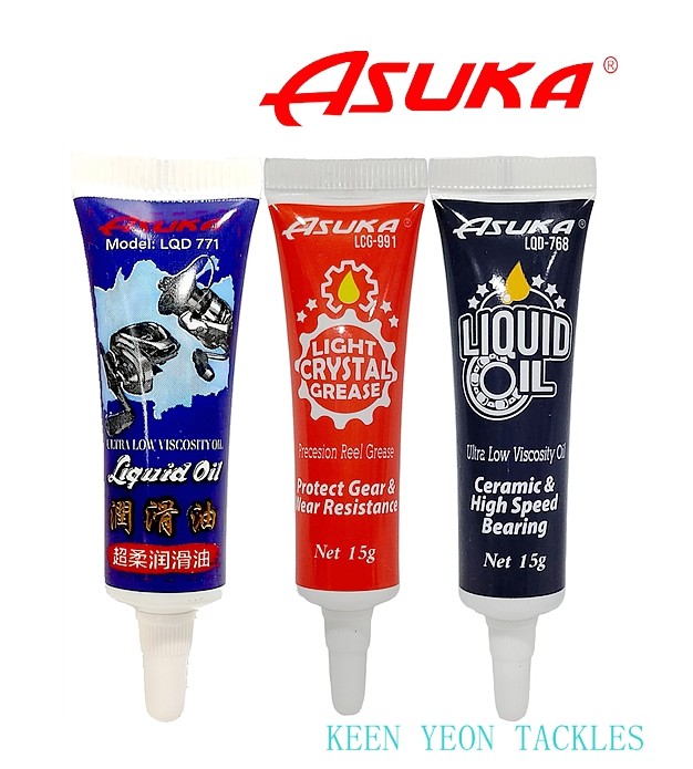 ASUKA LIQUID OIL AND LIGHT CRYSTAL GREASE | Shopee Malaysia