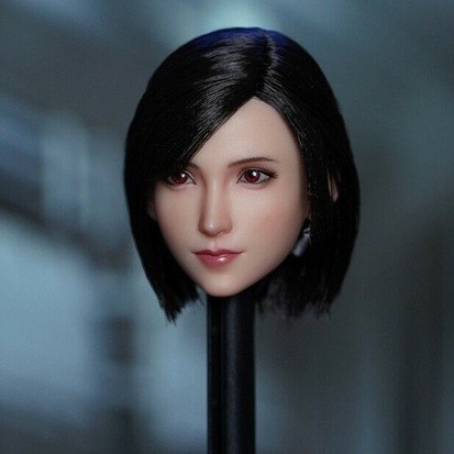 in stock 1:6 SDH032B Tifa Lockhart Head Sculpt For 12" Female Phicen ...