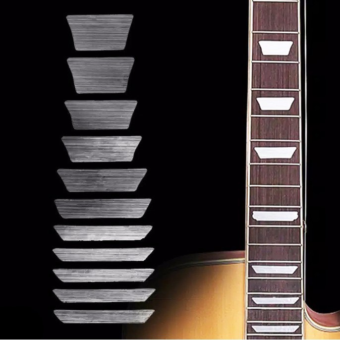 in stock Guitar Fret Sticker Beam Silver Fingerboard Guitar Label ...