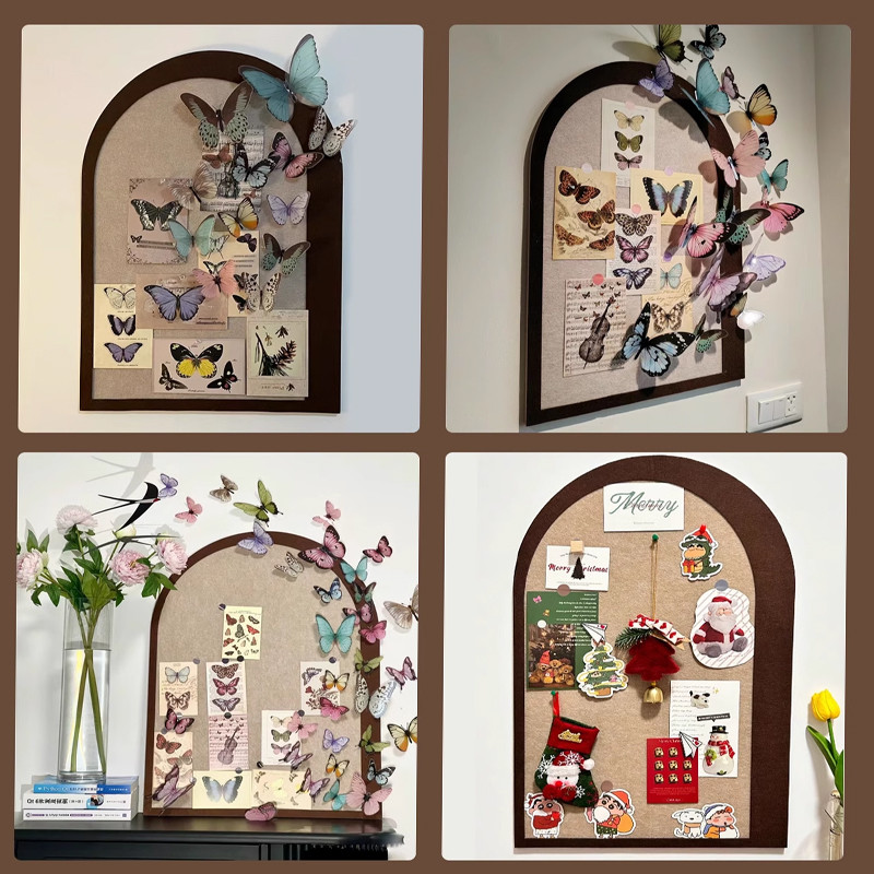 Arch Shape Felt Board Wall Panel Photo/Notice Board Decor for Bedroom ...