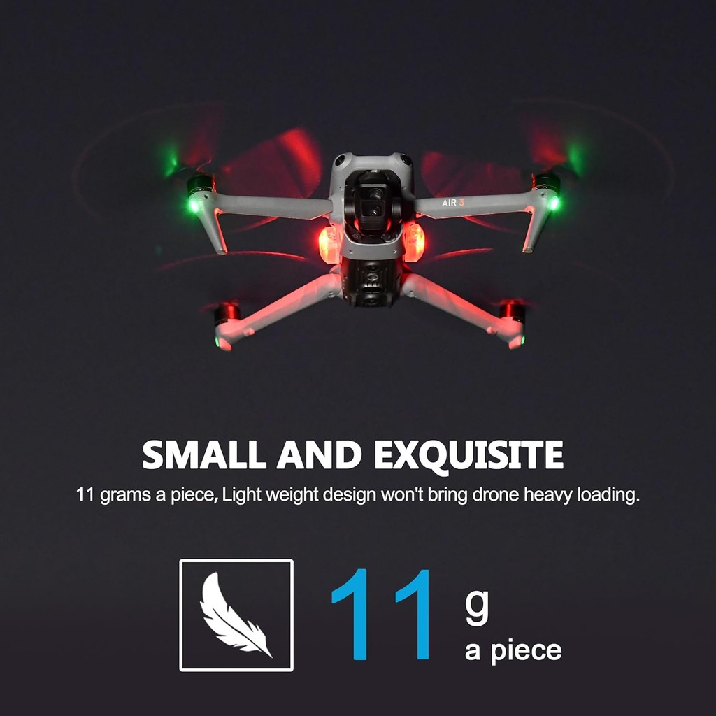 Drone Strobe Light, 3 Colors 6 Strobe Modes Anti-Collision Lights FOR ...
