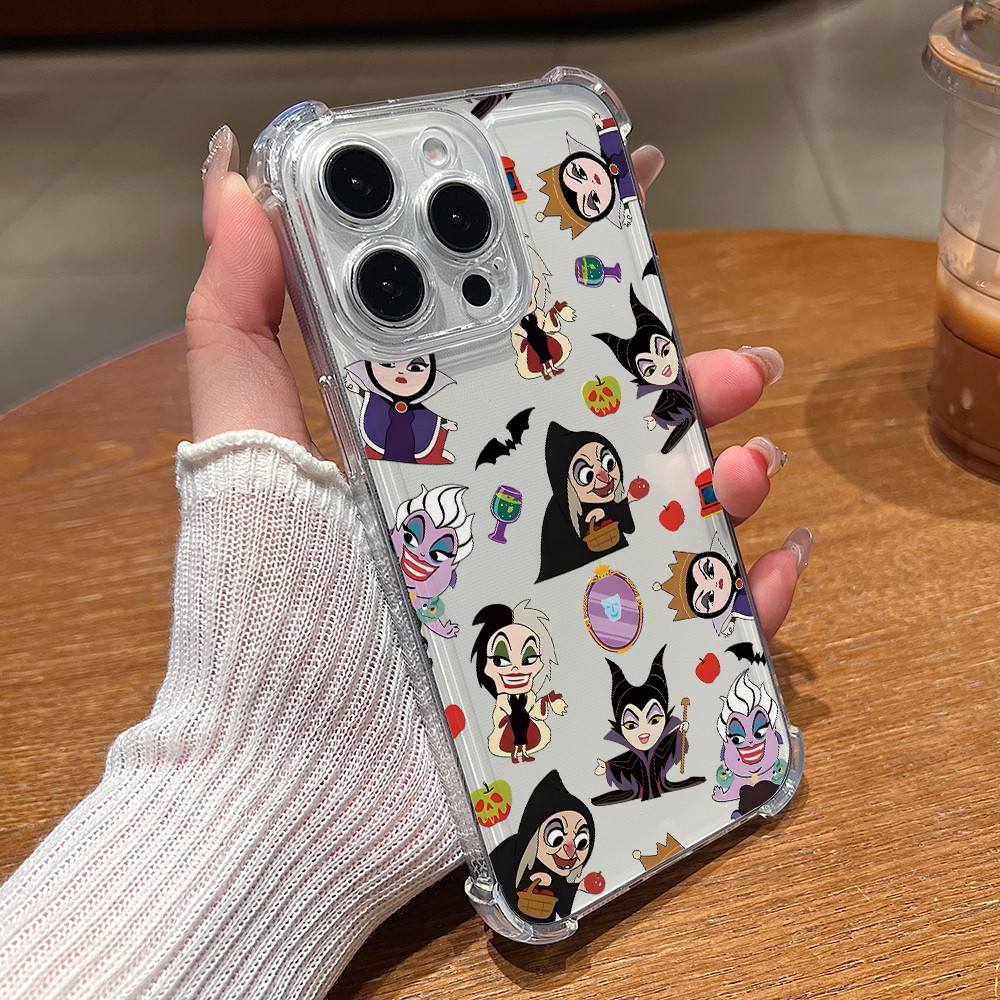 Disney Princess Witch Villain Casing for OPPO F7 F11 A92 A78 A76 A74 ...