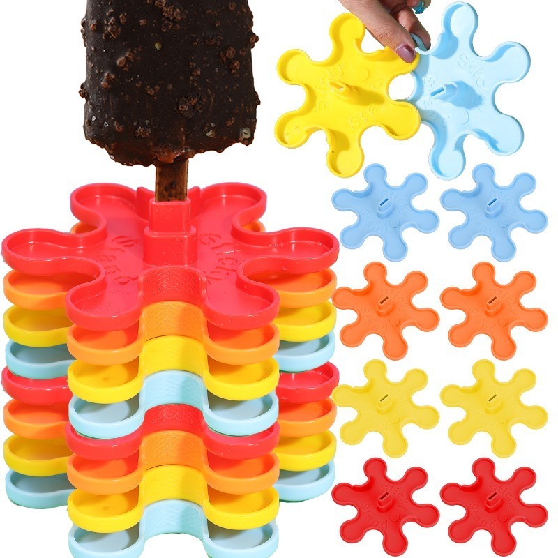 Silicone Drip-Proof Popsicle Rack - Portable, Reusable - Freeze Ice ...