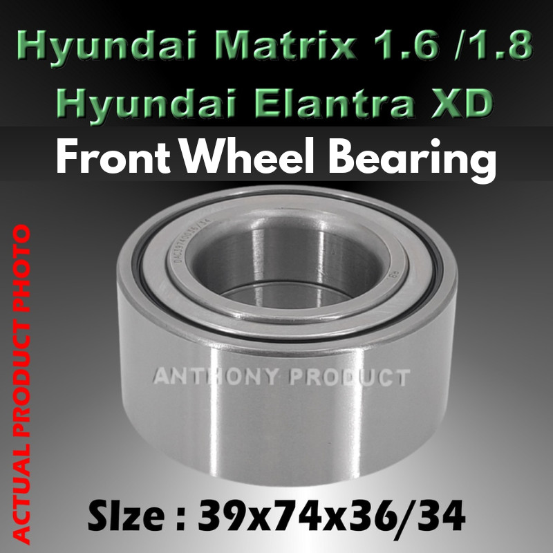 Hyundai Elantra XD, Matrix, Front Wheel Bearing 51720-2D000 | Shopee ...