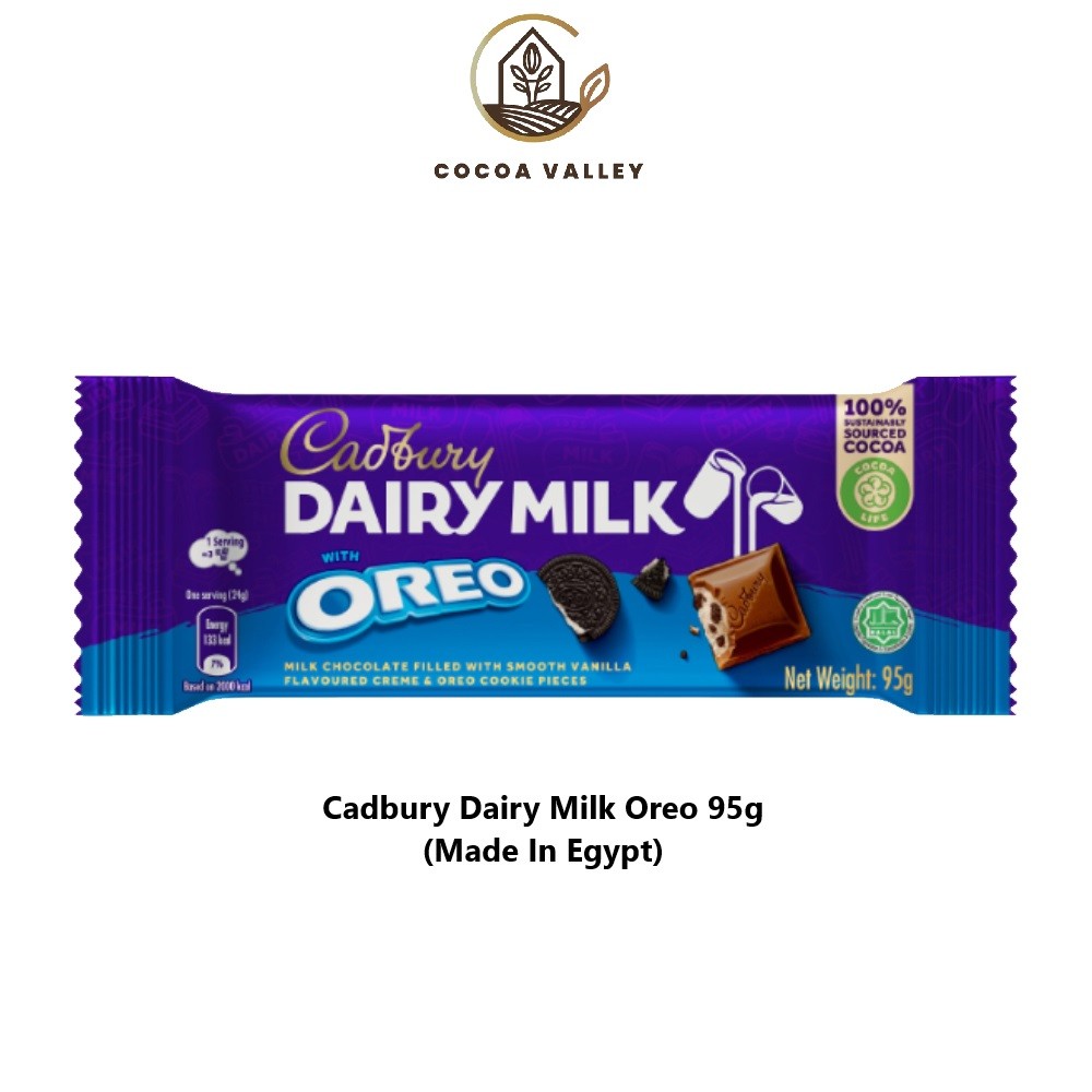 Cadbury Dairy Milk with Oreo 95g | Shopee Malaysia