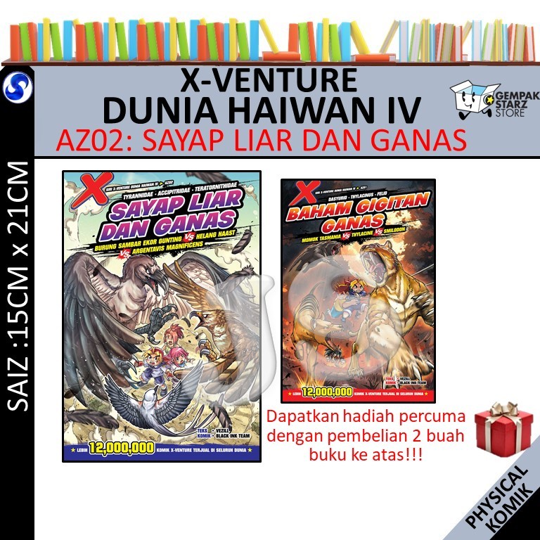 SIRI X-VENTURE DUNIA HAIWAN Ⅳ AZ01 - 02 ：SAYAP LIAR DAN GANAS | AZ01 ...