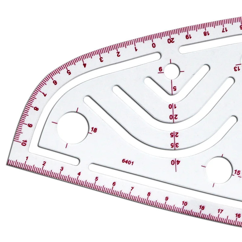6401 curve garment ruler, multi-functional curve ruler for fine arts ...