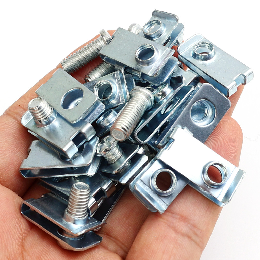 40PCS U-shaped M6 Bolts with Fixed Base - Universal Car Front License ...