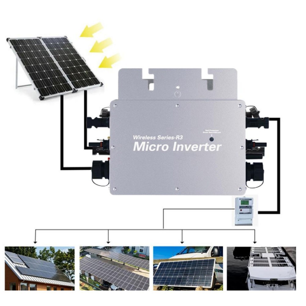 [DRHT] 600-800W Smart miniature Inverter Solar Grid Inverter APP ...