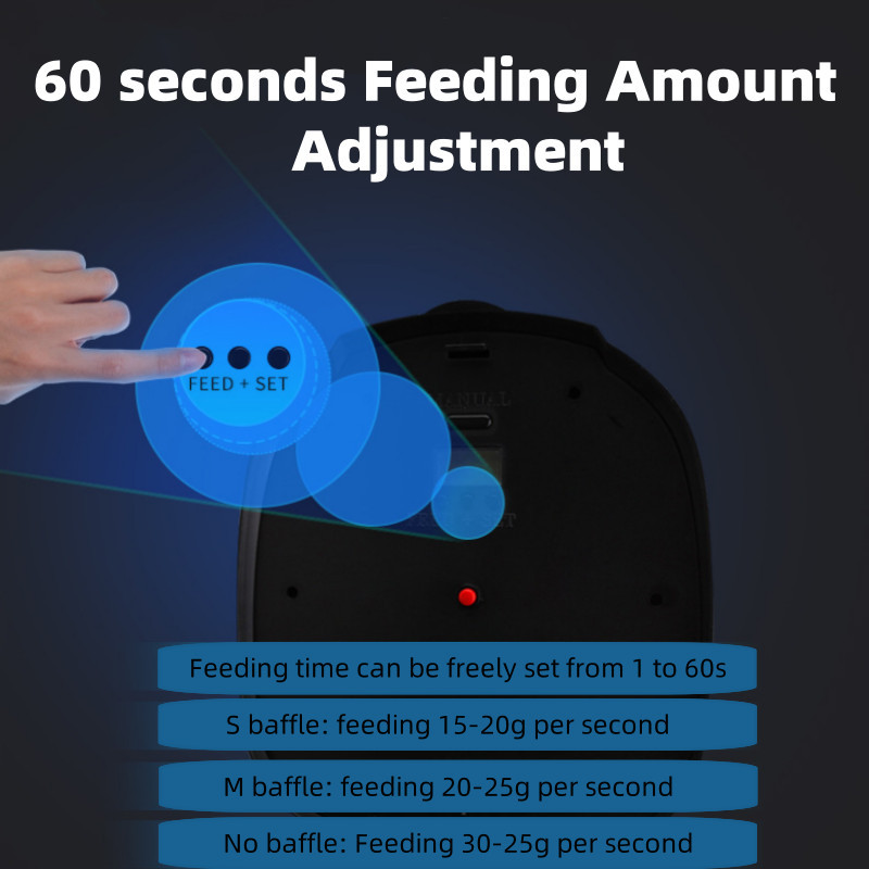 10L Automatic Fish Feeder Auto Food Dispenser Pond Feeding Machine ...