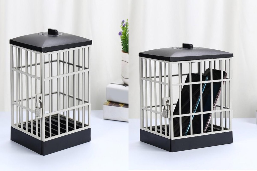 [New] Screen Time Management Cell Phone Jail Lock Box Mobile Phone ...