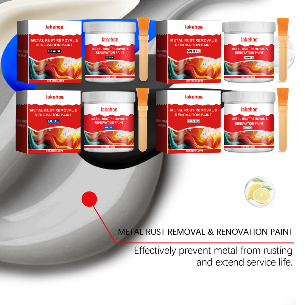 JAKEHOE Waterborne Metal Rust Preventive Paint Waterproof Rustproof ...