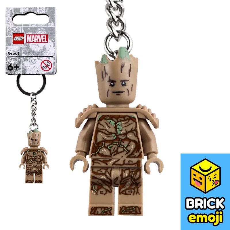 LEGO 854291 Marvel Groot Keyring Key Chain | Shopee Malaysia