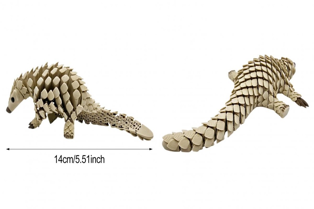 Unique Pangolin Collectible 3d Printed Pangolin Sculpture Unique ...