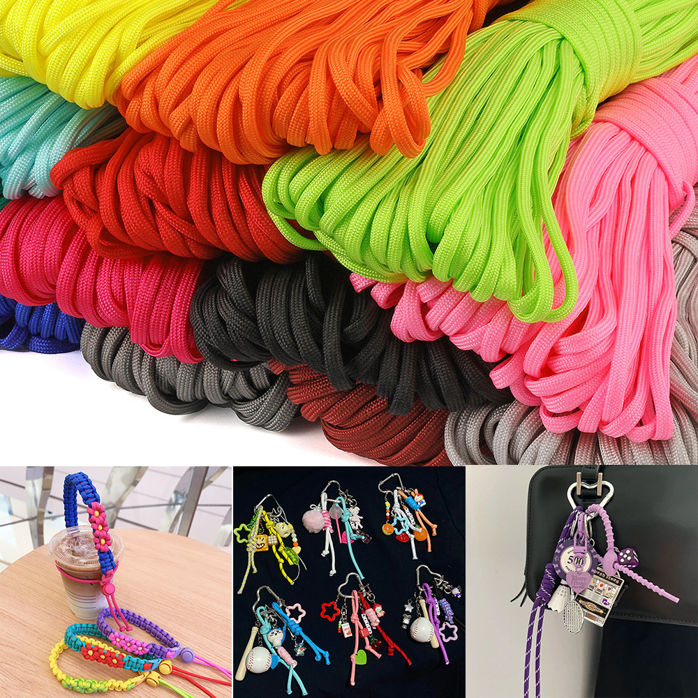 2m 5mm Braided Nylon Rope Rope Climbing Sailing Line Pulley Rope ...