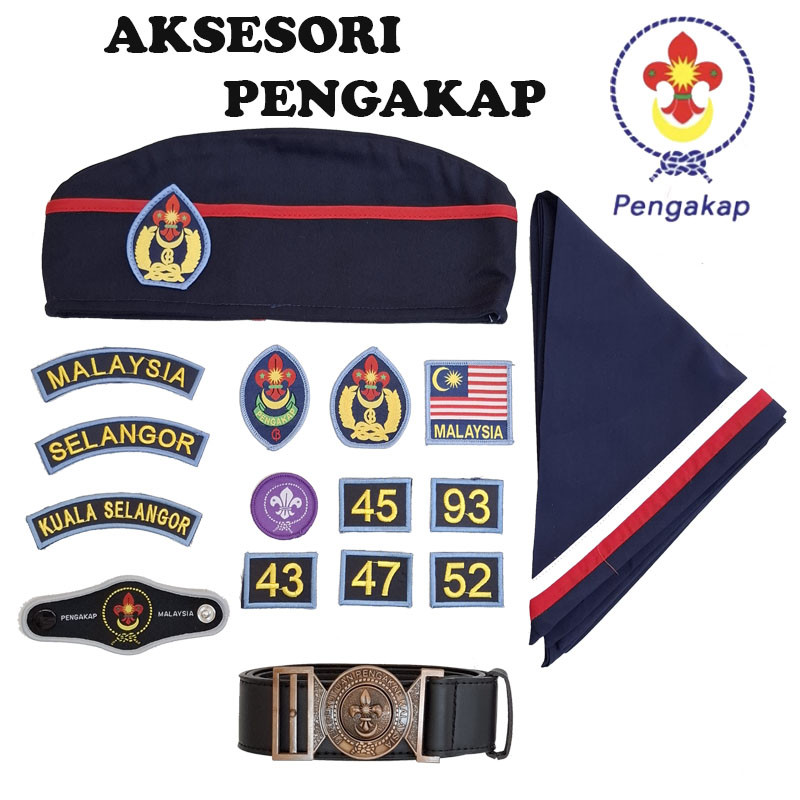 LENCANA PENGAKAP / SCOUT BADGES / ACCESSORIES PENGAKAP SEKOLAH KANAK ...