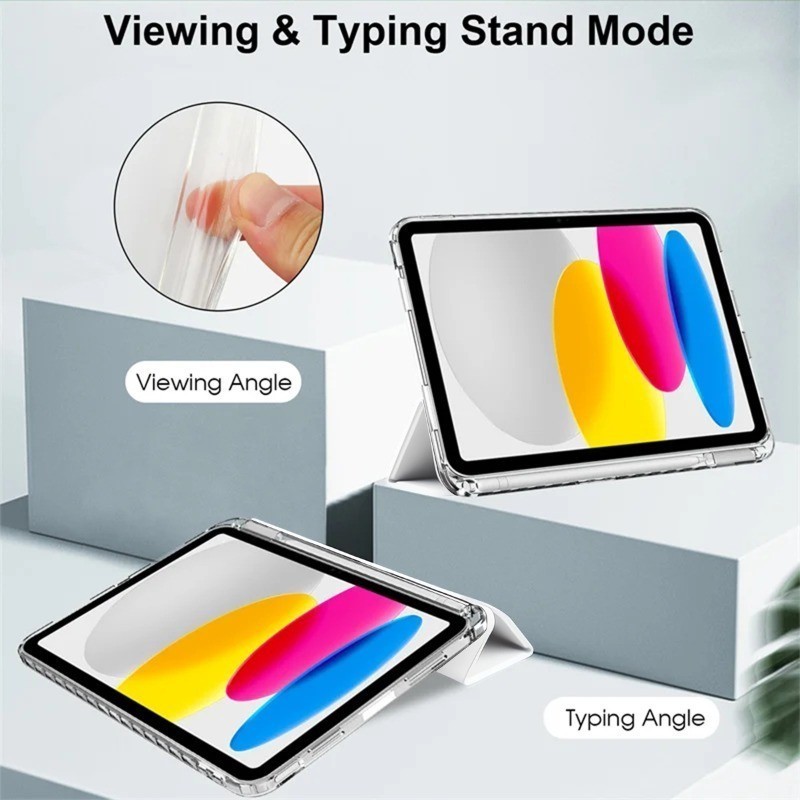 Protective Case with Pen Slot for iPad Air 1/2/3/4/5/6, Air 10.9 2018 ...