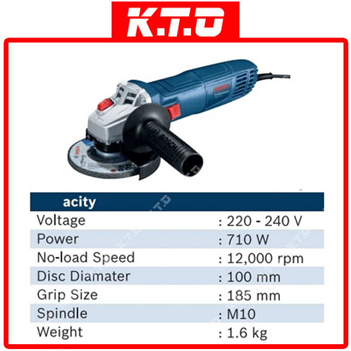 Bosch Professional GWS 700 4Inch Angle Grinder 710W With Handle + Free ...