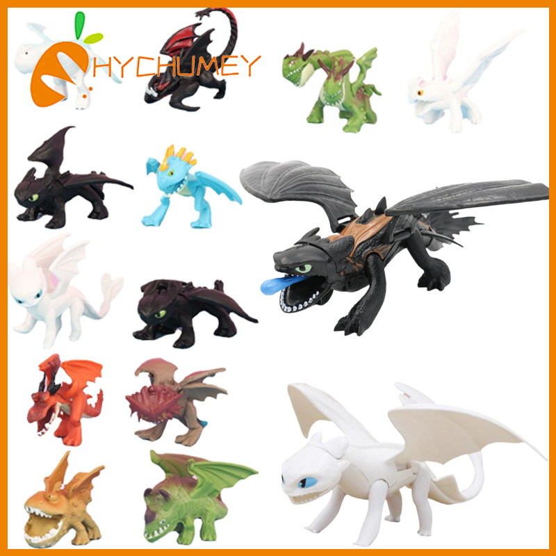 Dragons Dreamworks Mini Toothless Figure Set Perfect For Fans And ...