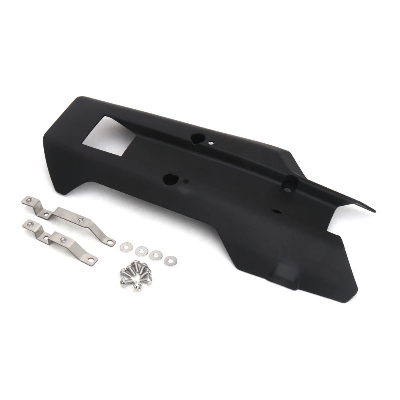 New Motocycle Oil Pan Protection Cover Front Spoiler Sump Guard Black ...