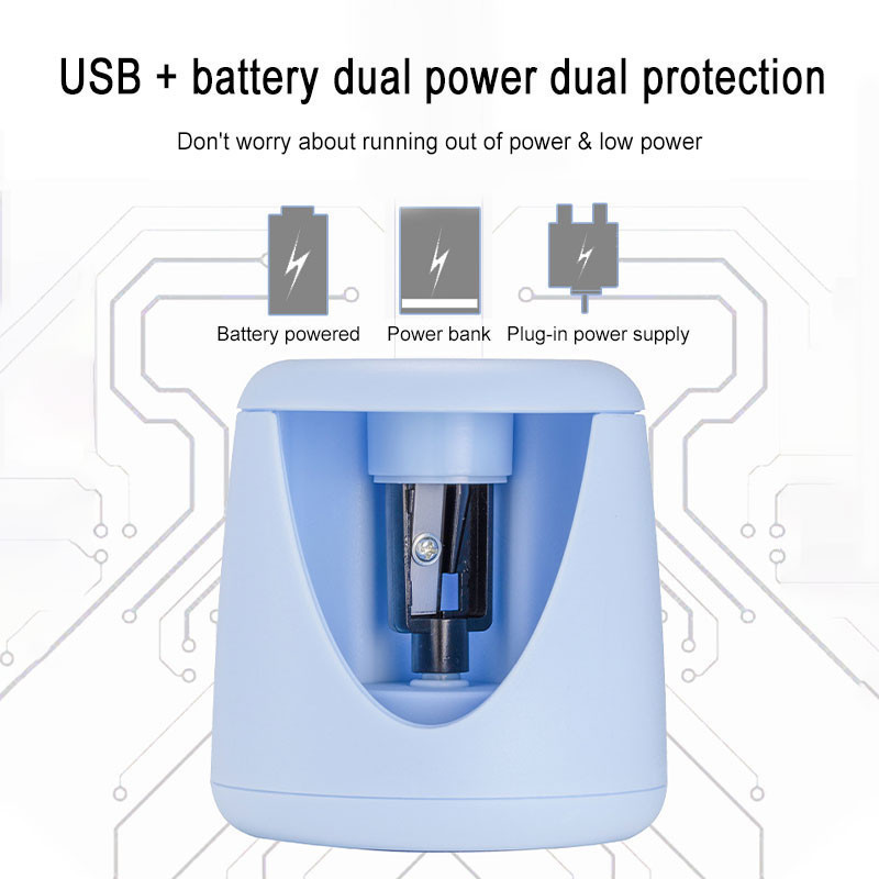 Automatic Electric Pencil Sharpener USB or Battery Powered Fast Sharpen ...