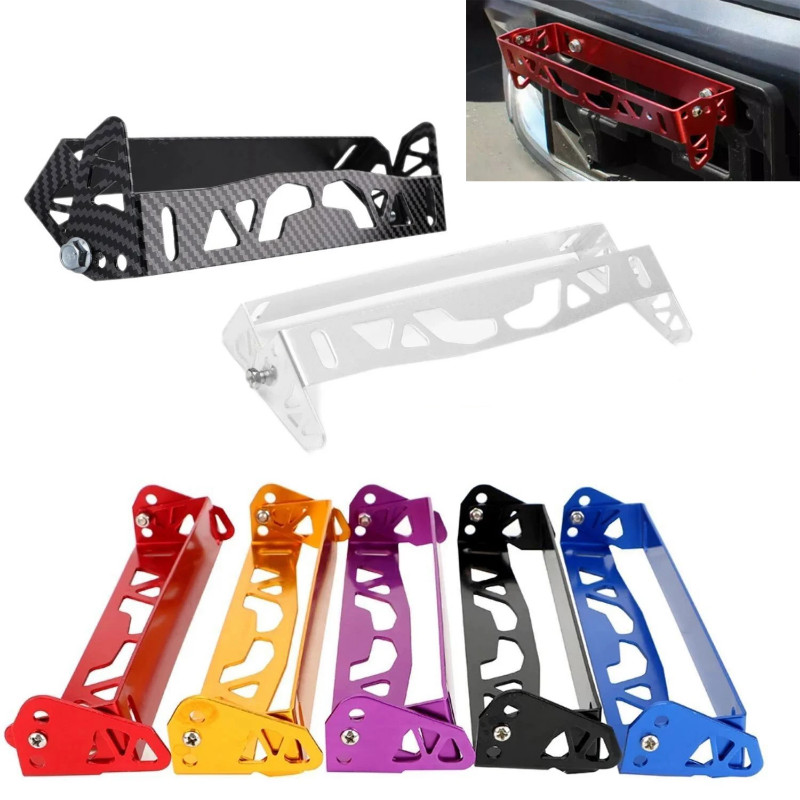Universal Aluminum Car License Plate Frame Power Racing JDM Styling ...