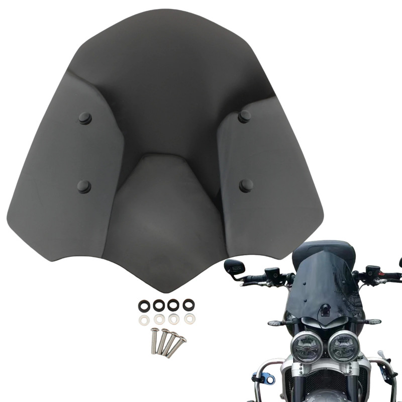 Motorcycle Front Windscreen Windshield Wind Deflector For Triumph ...
