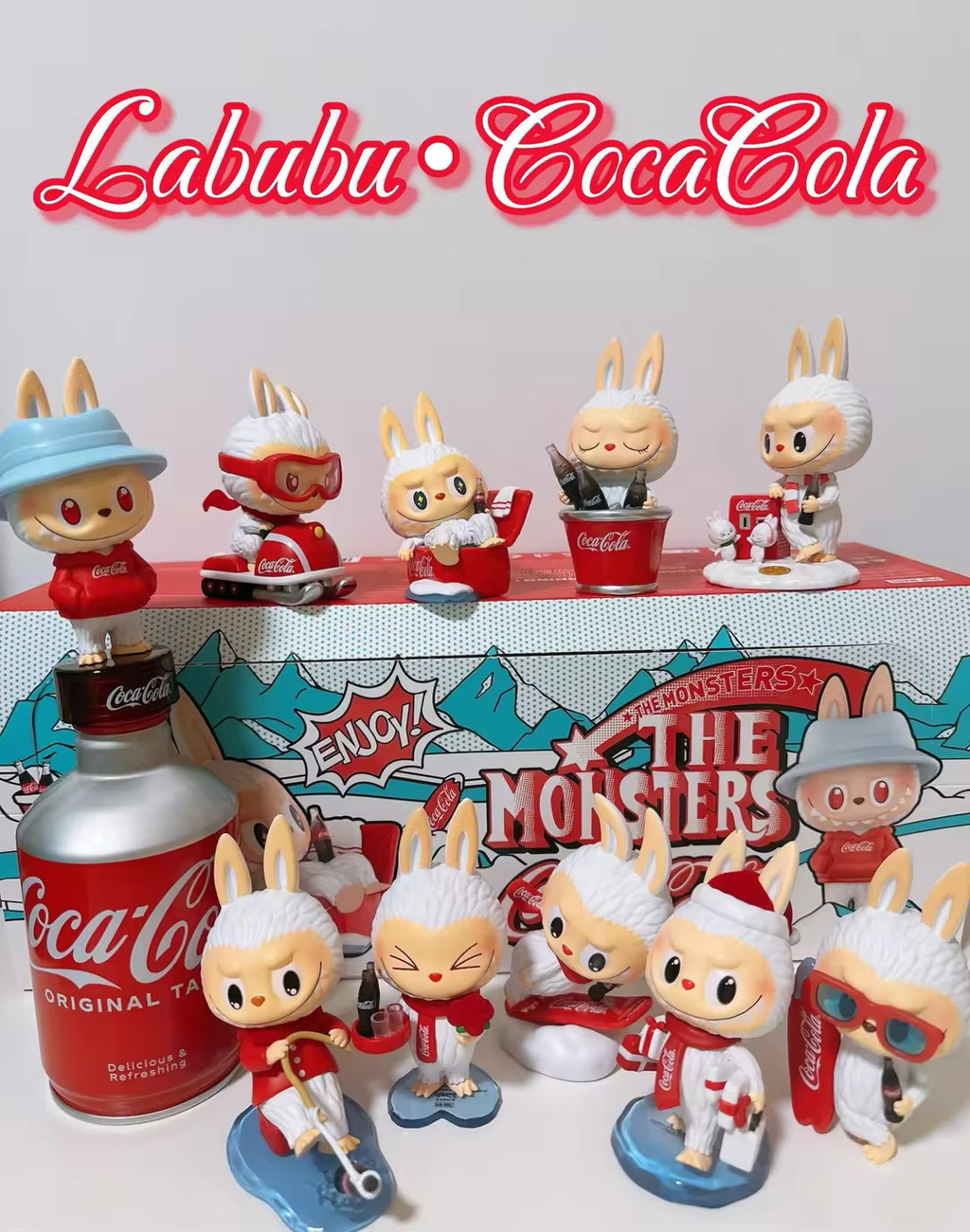 P POPMART Genuine labubu labubu Coca-Cola Series Confirmed Version ...