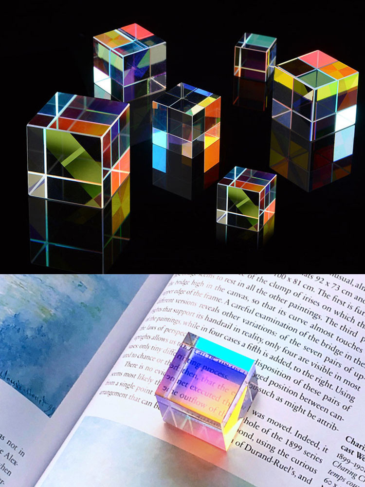 1Pcs Optical Glass X-cube Dichroic Cube Design Cube Prism RGB Combiner ...