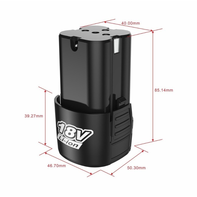 18V Lithium Battery for Cordless Drill 4S 1300mAh Rechargeable Li-ion Battery Pack for Power ...