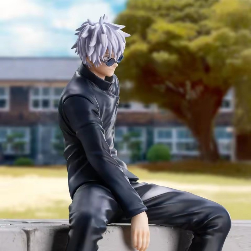 Jujutsu Kaisen 11cm 14cm Sitting Satoru Gojo Figure with Chair Break ...