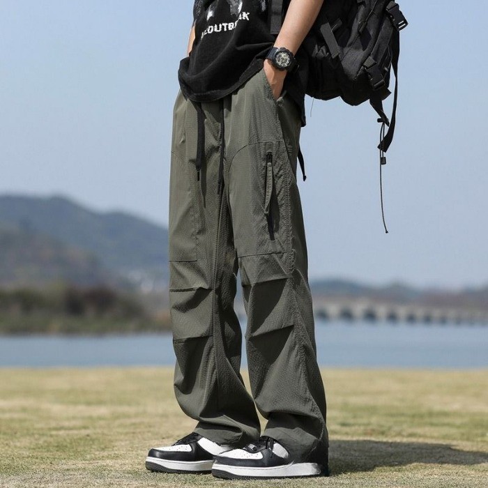 M-8XL 】 Plus Size For Men Multiple Pockets Polyester Assault Style ...