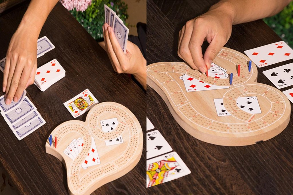 Interactive Cribbage Game Children Cribbage Game Portable Wooden ...