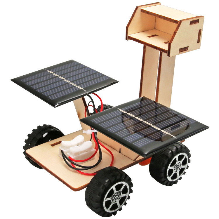 Children Technology diy Handmade Small Production Moon Exploration Car ...