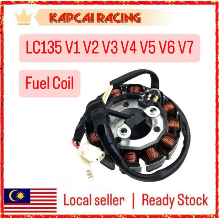 Yamaha LC135 135LC LC 135 V1 V2 V3 V4 V5 V6 V7 Fuel Coil Starter Startor Coil Stater Stator ...