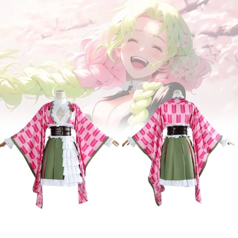 Pink Versatile Soft Demon Slayer Outfit For Kanroji Mitsuri Perfect For ...