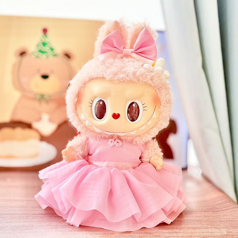 38cm Labubu Clothes for MOKOKO - Pink Tutu Set | Shopee Malaysia